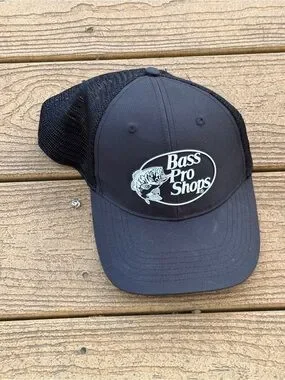 Bass Pro Shops | Accessories | Bass Pro Shops Black Logo Mesh Cap ...